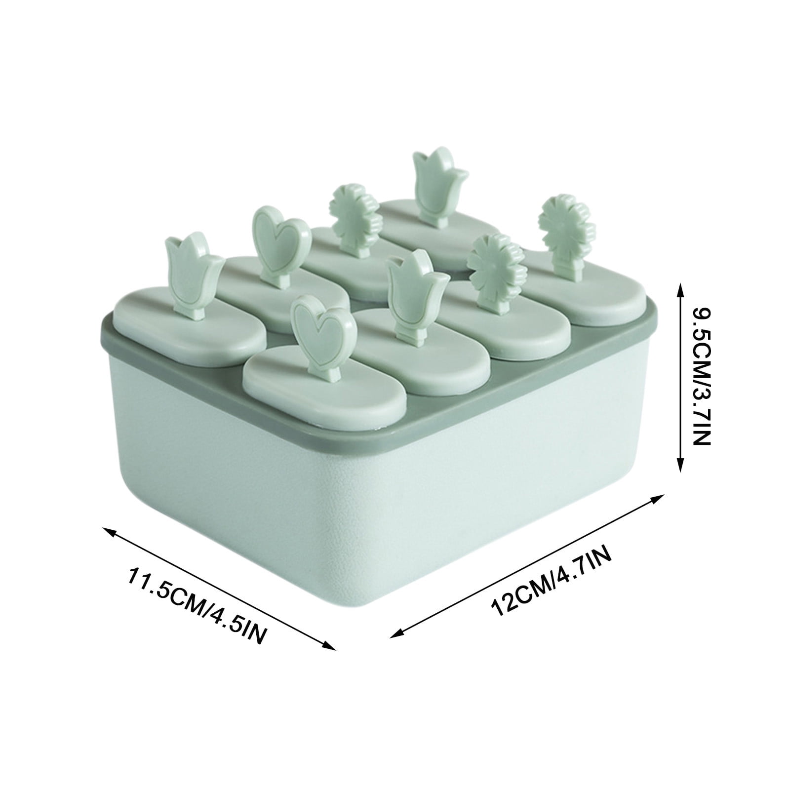 Vikakiooze Silicone Ice Pop-Molds, Easy Release Ice Cream Mold ...