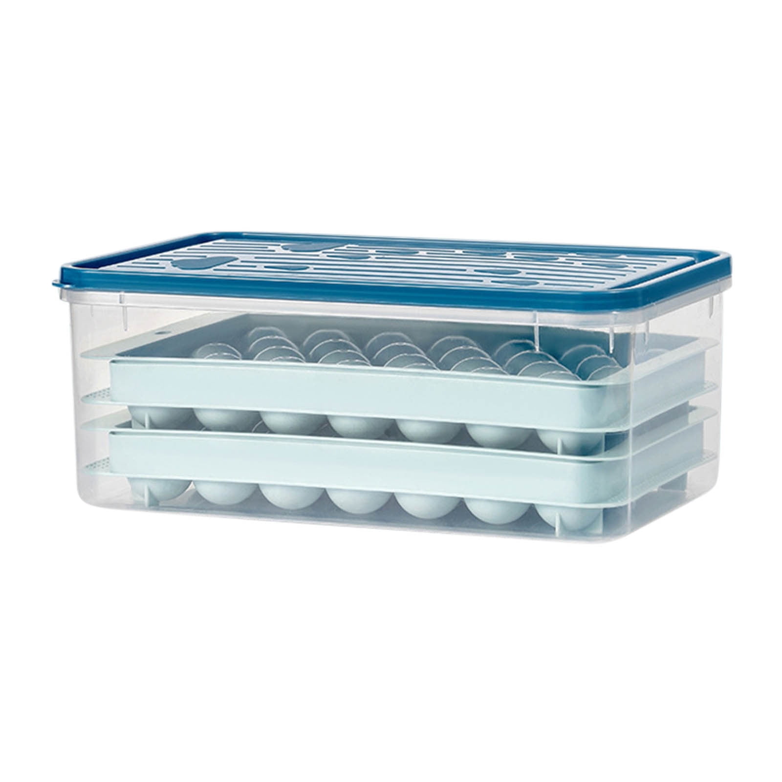 Vikakiooze Silicone Ice Tray Large 66 Ice Container Ice Box Cover Ice ...