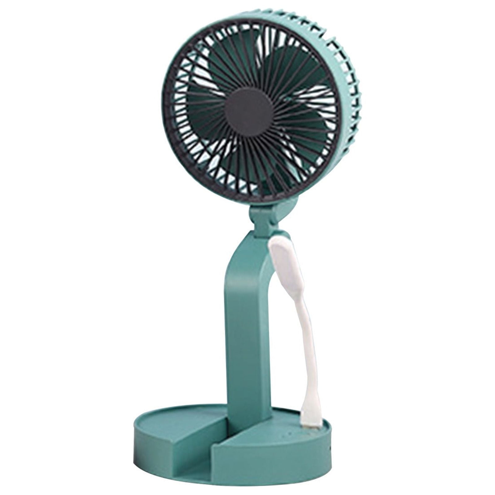 Vikakiooze Small Fan Folding Retractable Fan With Led Lights, Mini Fan ...