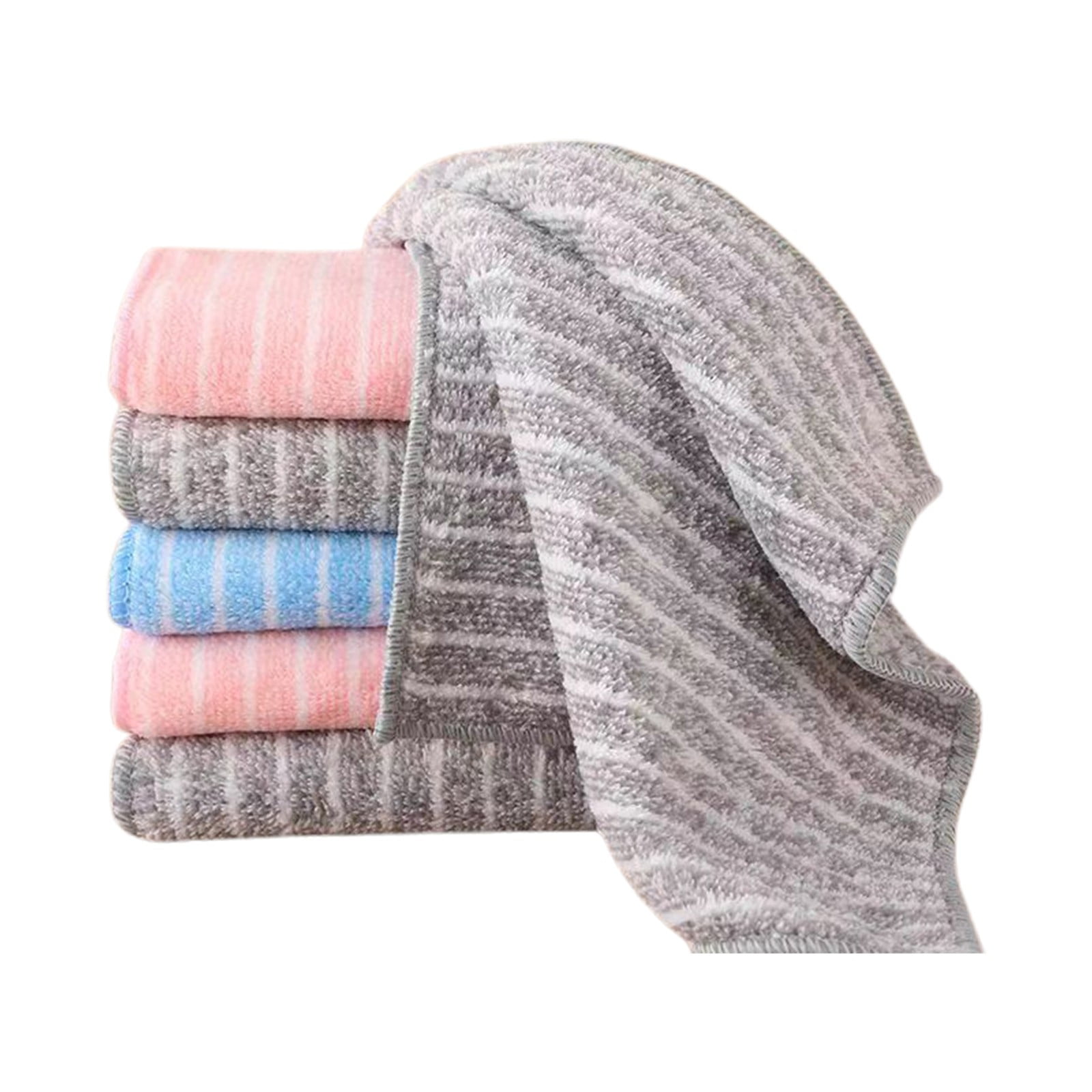 Vikakiooze Striped Cloth Set 5pcs For Washing Dishes And Cleaning The ...