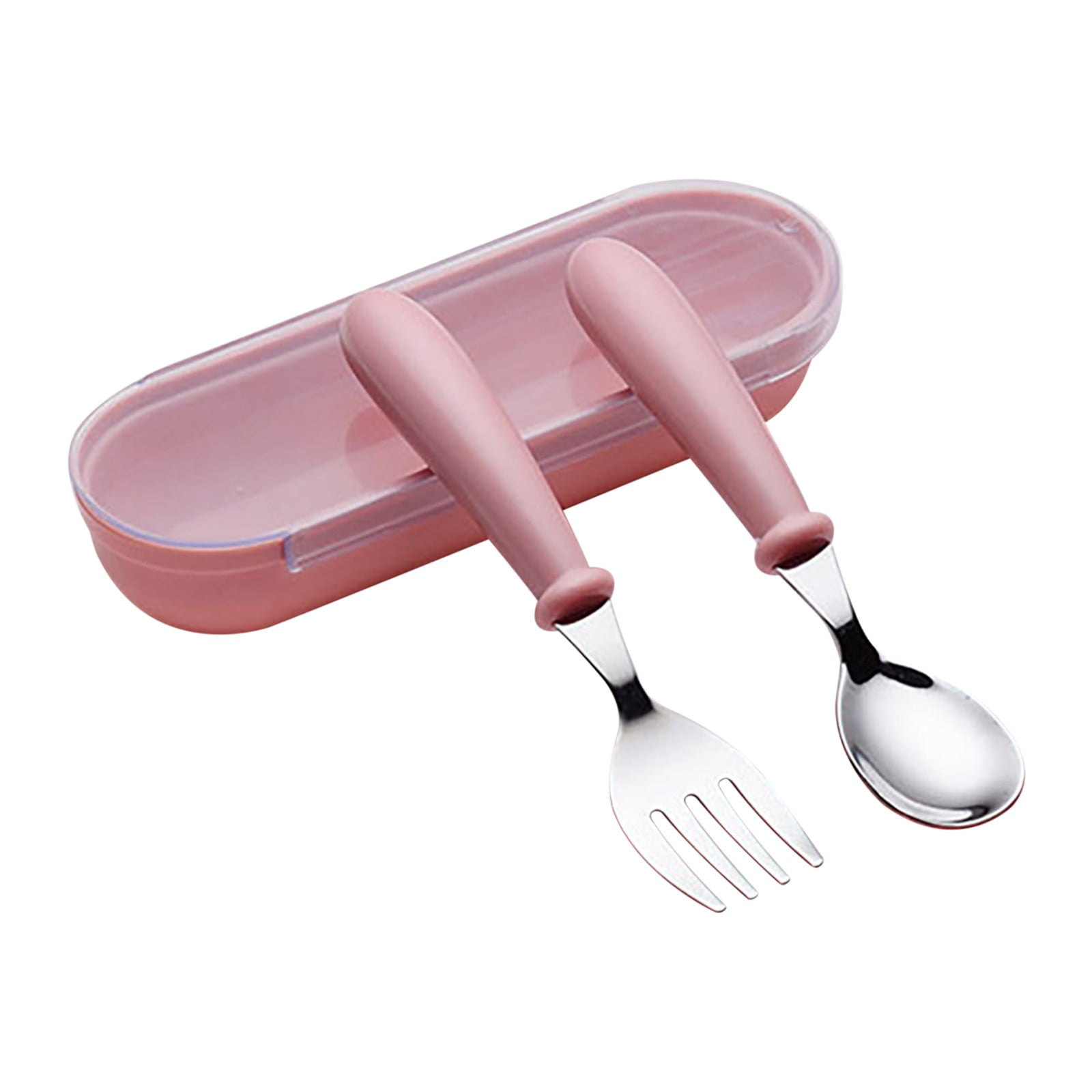 Vikakiooze Toddler Utensils,Stainless Steel Fork and Spoon Safe ...