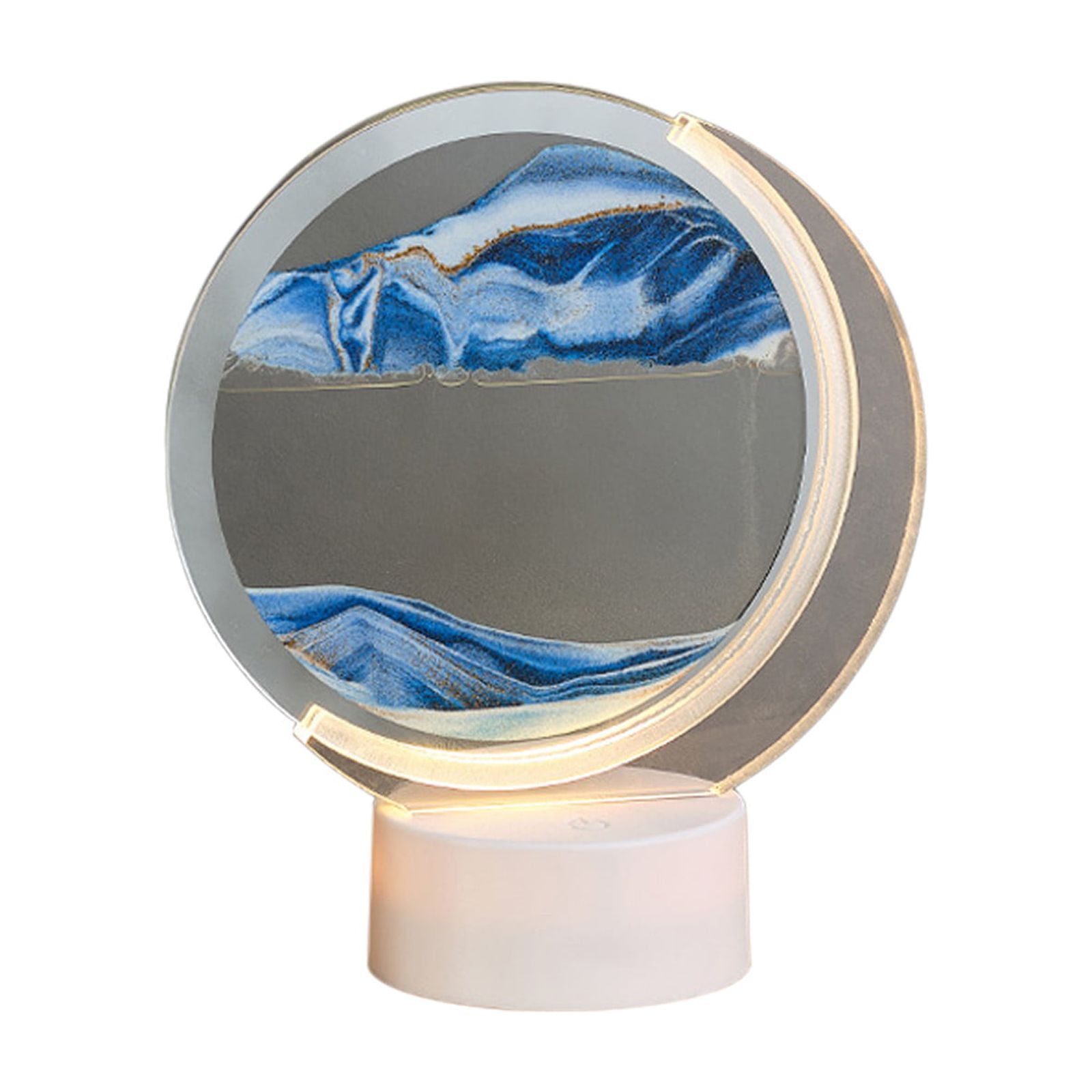 Vikakiooze USB Streaming Sand Painting Night Light, 3D Three ...