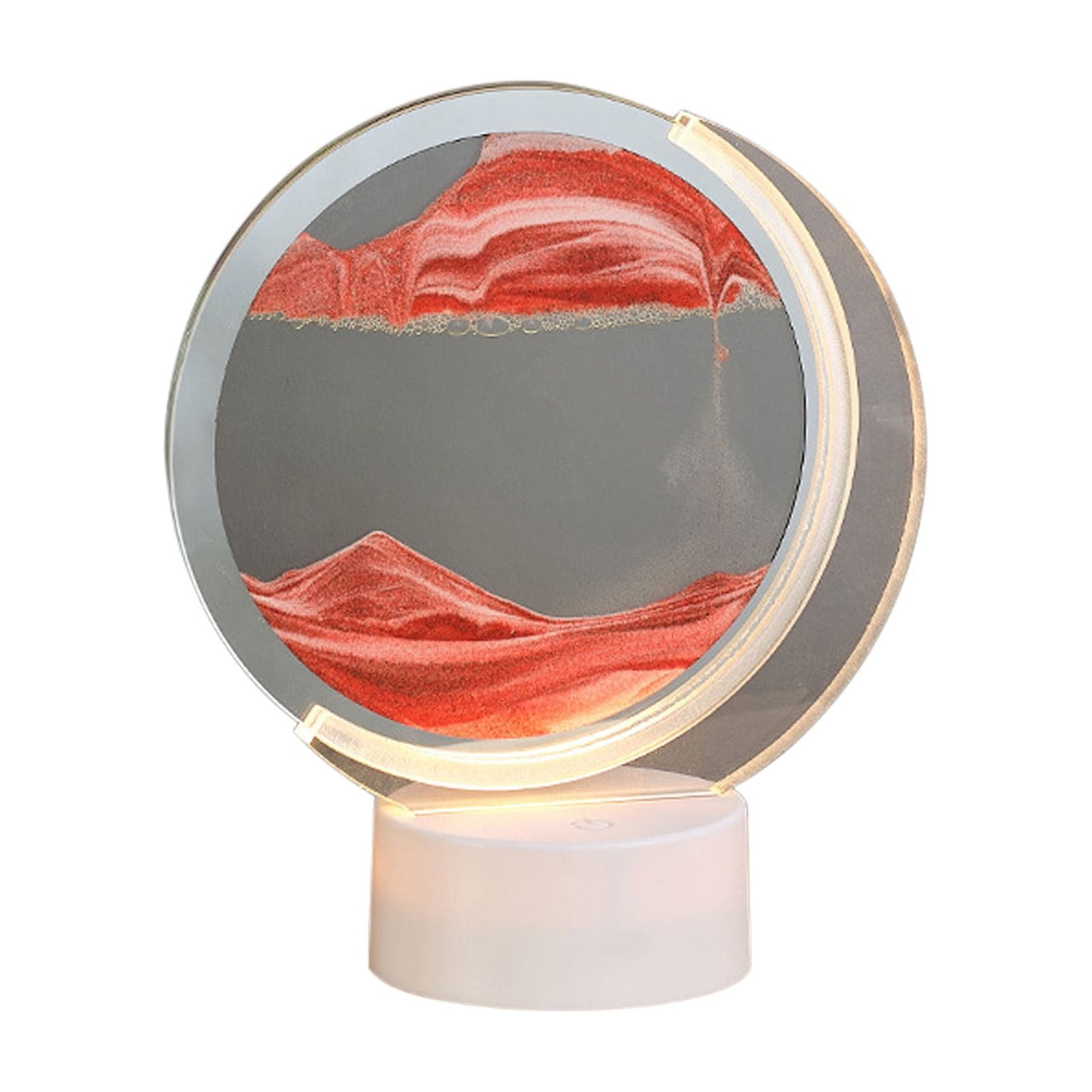 Vikakiooze USB Streaming Sand Painting Night Light, 3D Three ...