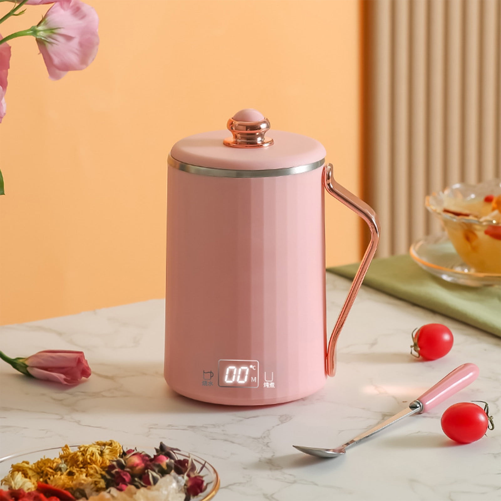 Vikakiooze Water Bottles Travel Electric Kettle 450Ml Stew Cup, 7 ...