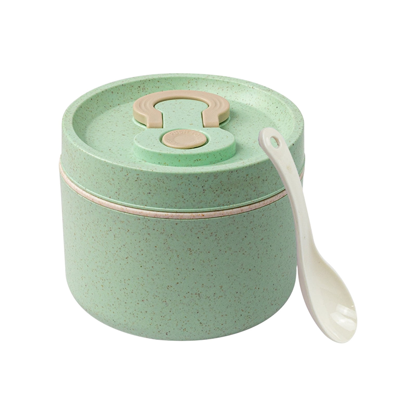 Vikakiooze Wheat Straw Bento Boxes Set for Adults - Round Bento Box and ...