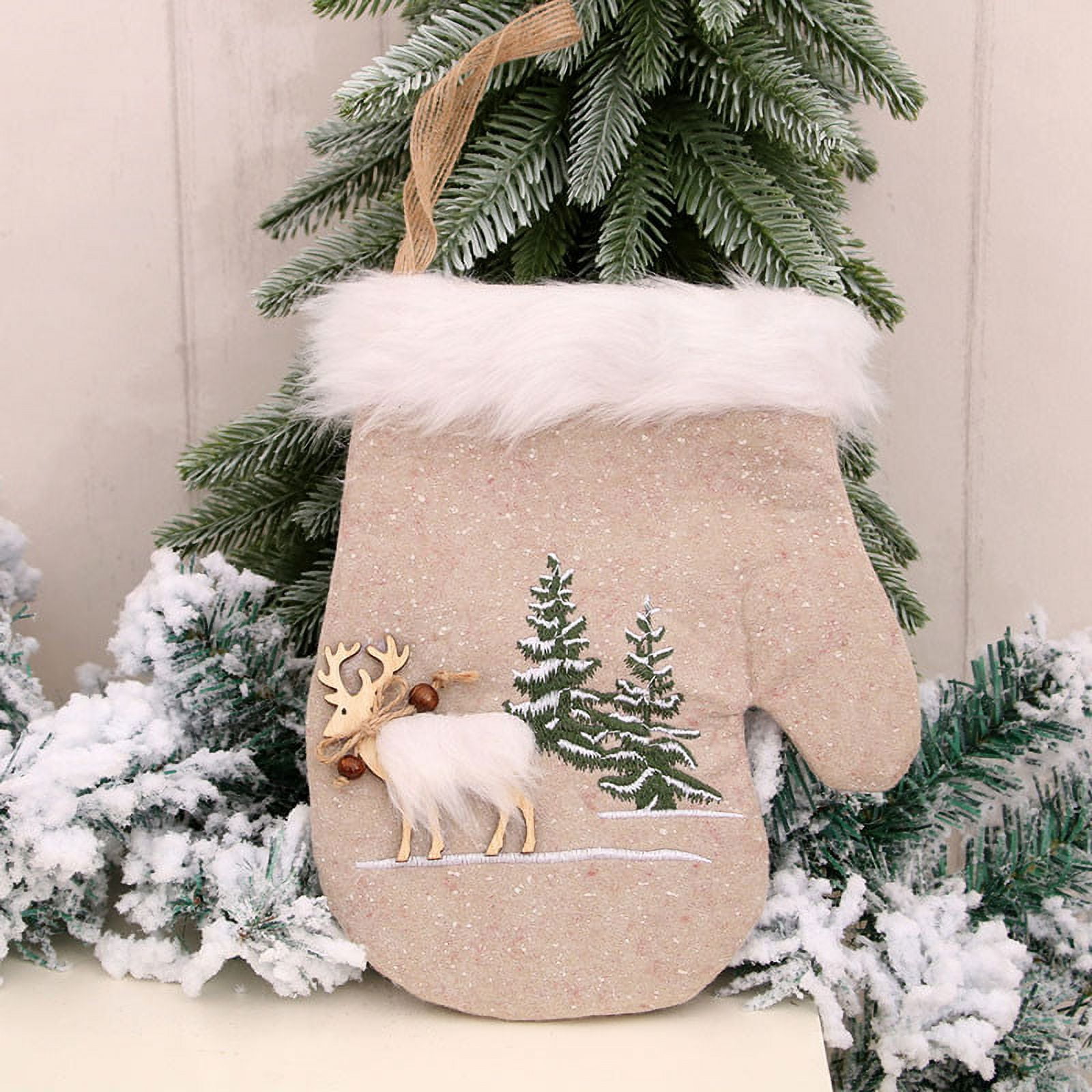 Vikakiooze Winter Gloves Christmas Resin Gloves/sock Doll Creative ...