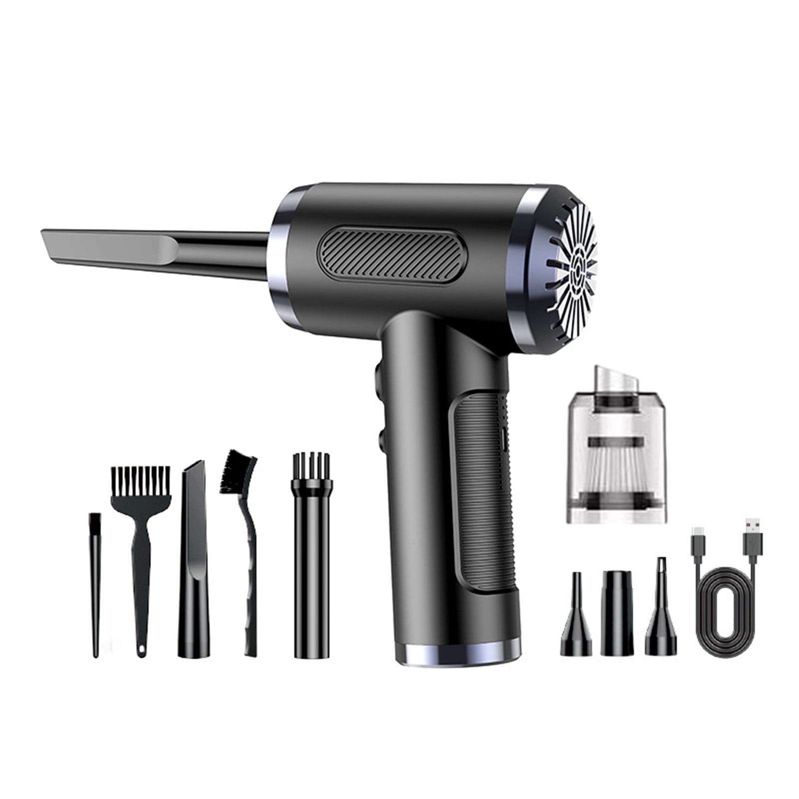 Vikakiooze Wireless Duster 50000RPM Dustiness Blowing USB Compressed ...