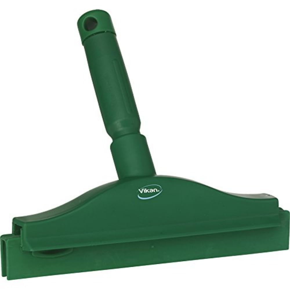 Vikan 77112 Squeegee,Ultra Hygiene,Dbl Blade,Hand,10",Green CA1 ...