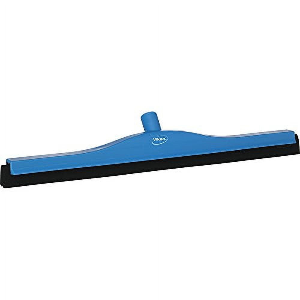 Vikan 77543 Squeegee,Fixed Head,Floor,24",PP/RB,Blue - Walmart.com
