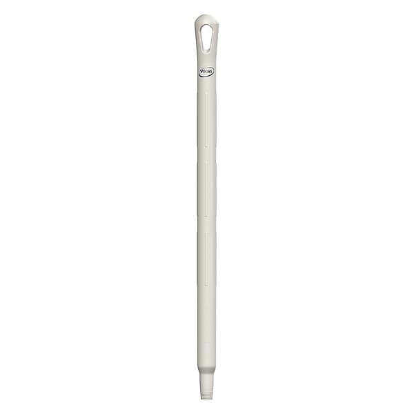 Vikan Color Coded Handle, 1 1/4 in Dia, White, Polypropylene 29665 ...