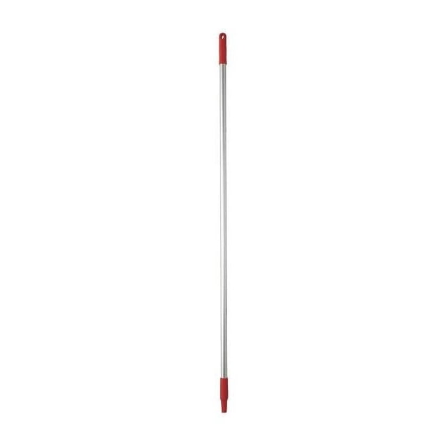 Vikan 1460mm Color Coded Handle, 1 in Dia, Red, Aluminum 29594 ...