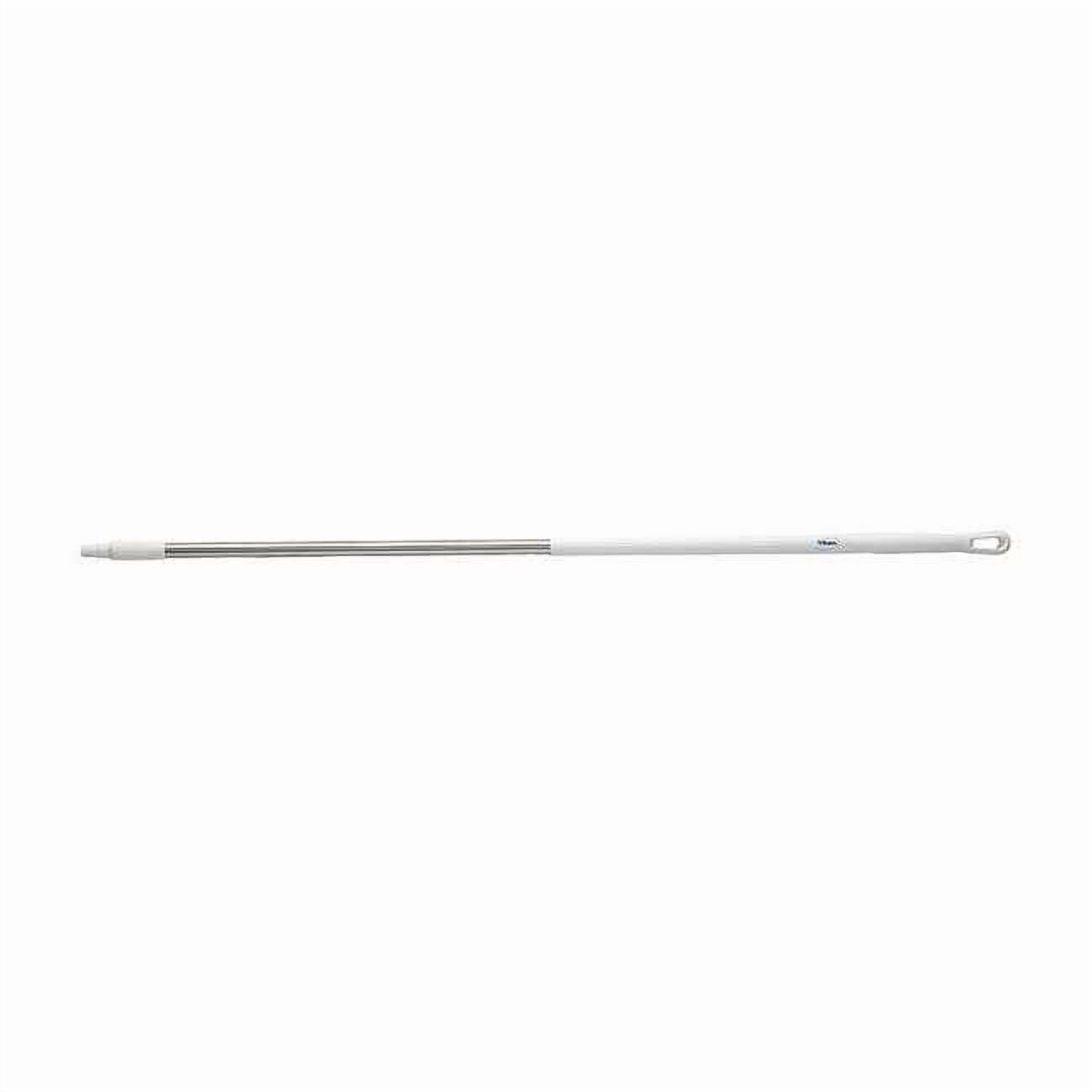 Vikan 1510mm Color Coded Handle, 1 1/4 in Dia, White, Stainless Steel ...