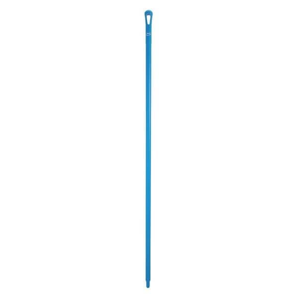 Vikan 67" Color Coded Handle, 1 1/4 in Dia, Blue, Polypropylene 29643 ...
