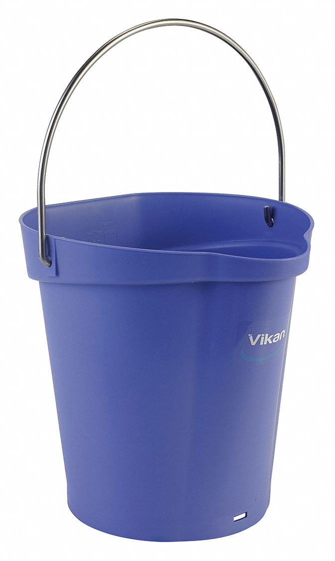 Vikan Hygienic Bucket,1 1/2 gal,Purple 56888 - Walmart.com
