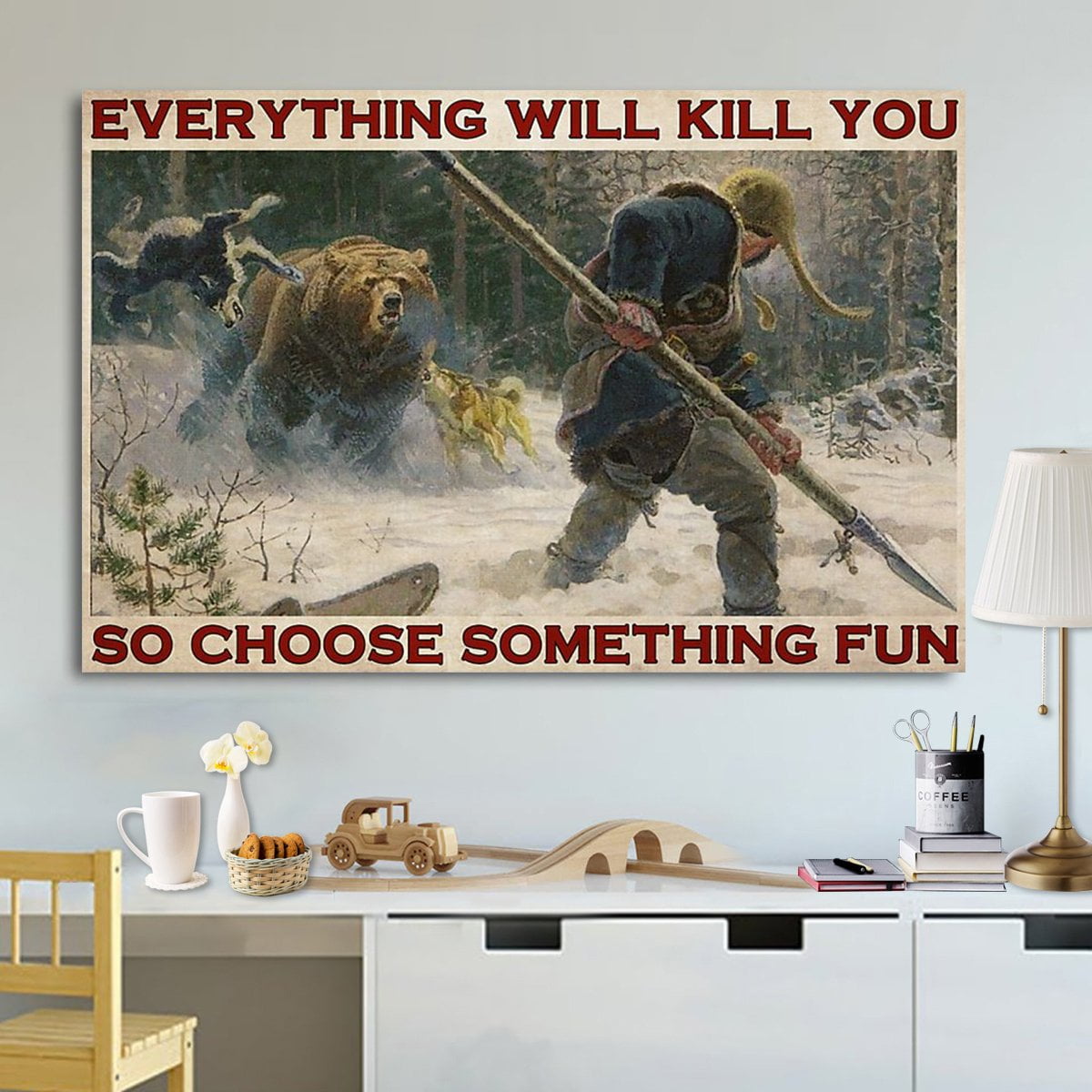 Viking Bear Hunting Everything Will Kill You So Choose Something Fun ...