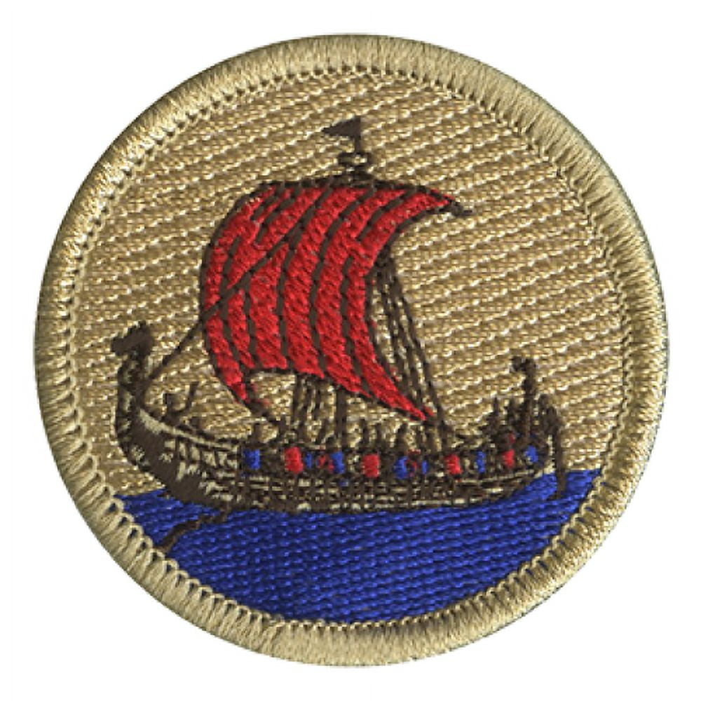 Viking Boat Scout Patrol Patch (Sew-on) - ClassB - Walmart.com
