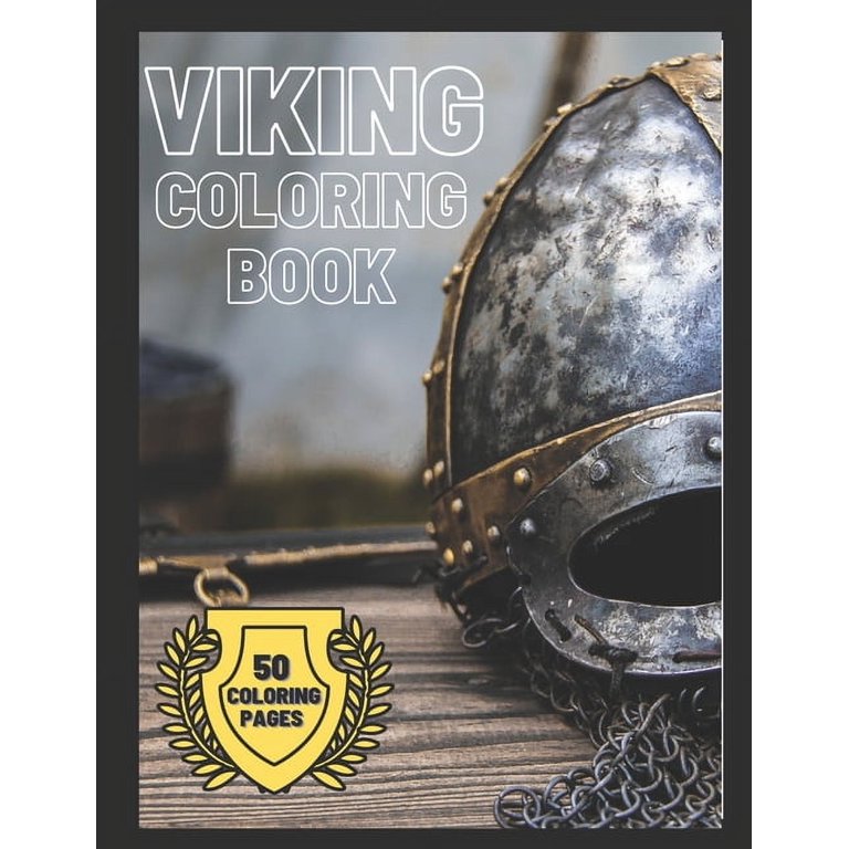 viking coloring book for adults