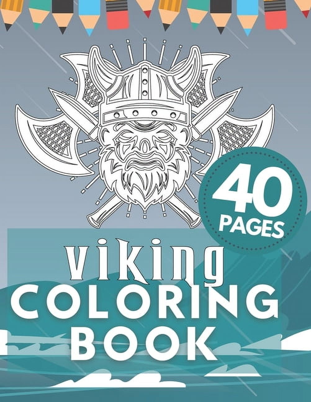 Viking Coloring Book: Norse Viking Dover Vikings More Warriors ...