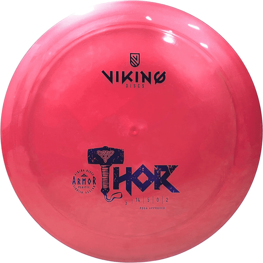 Viking Discs Thor Distance Driver - Premium Armor Plastic (Pink ...