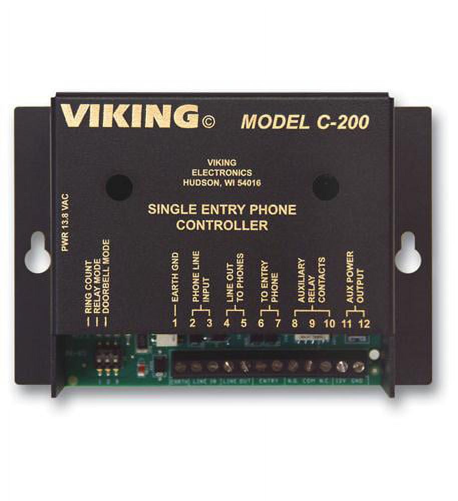Viking Door Entry Control for Entry Phon Paging and Intercom Equipment ...