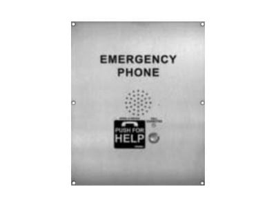 Viking Electronics Stainless Steel Flush Mount VoIP Emergency Phone ...
