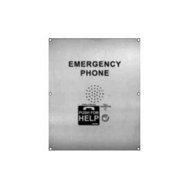 Viking Electronics Stainless Steel Flush Mount VoIP Emergency Phone ...