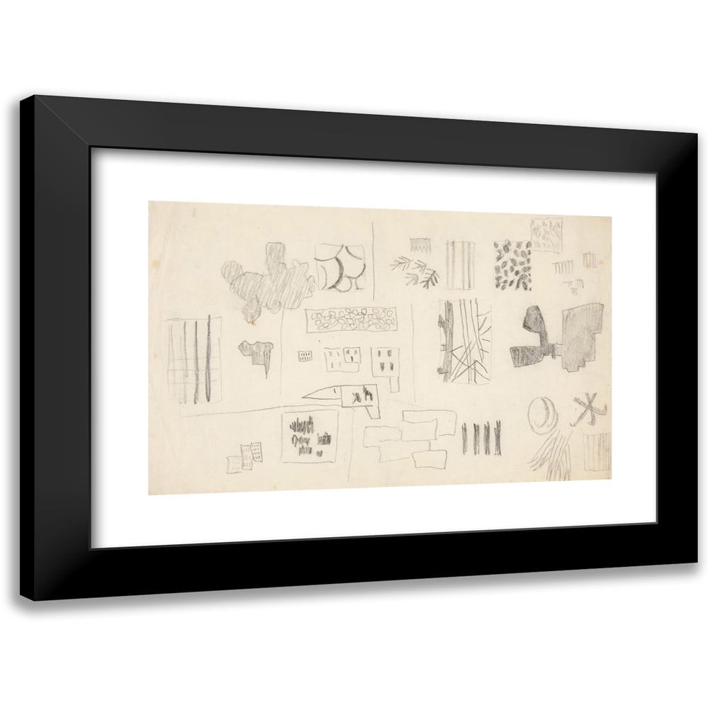 Viking Eggeling 18x13 Black Modern Framed Museum Art Print Titled ...