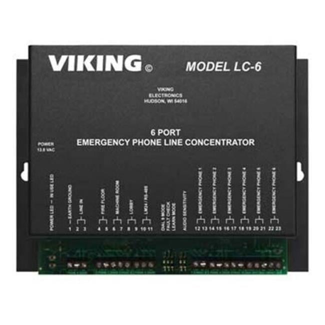 Viking Electronics 6 Port Line Concentrator for Emergency - Walmart.com