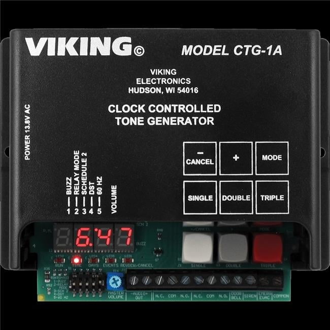 Viking Electronics CTG-1A Add Time Controlled Alert Tones & Emergency ...
