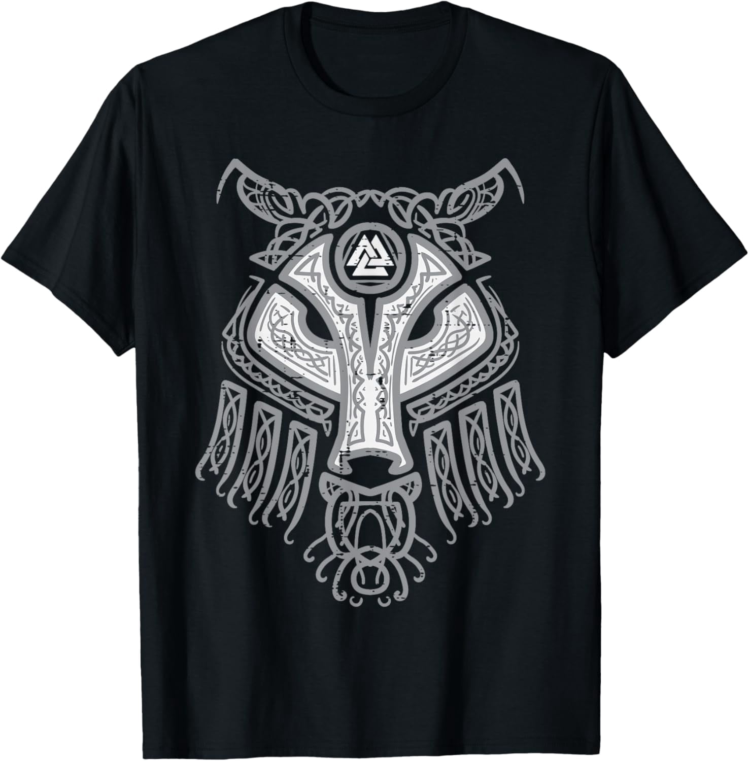 Viking Fenrir Wolf Odin Symbol Norse Mythology Men Women Kid T-Shirt ...