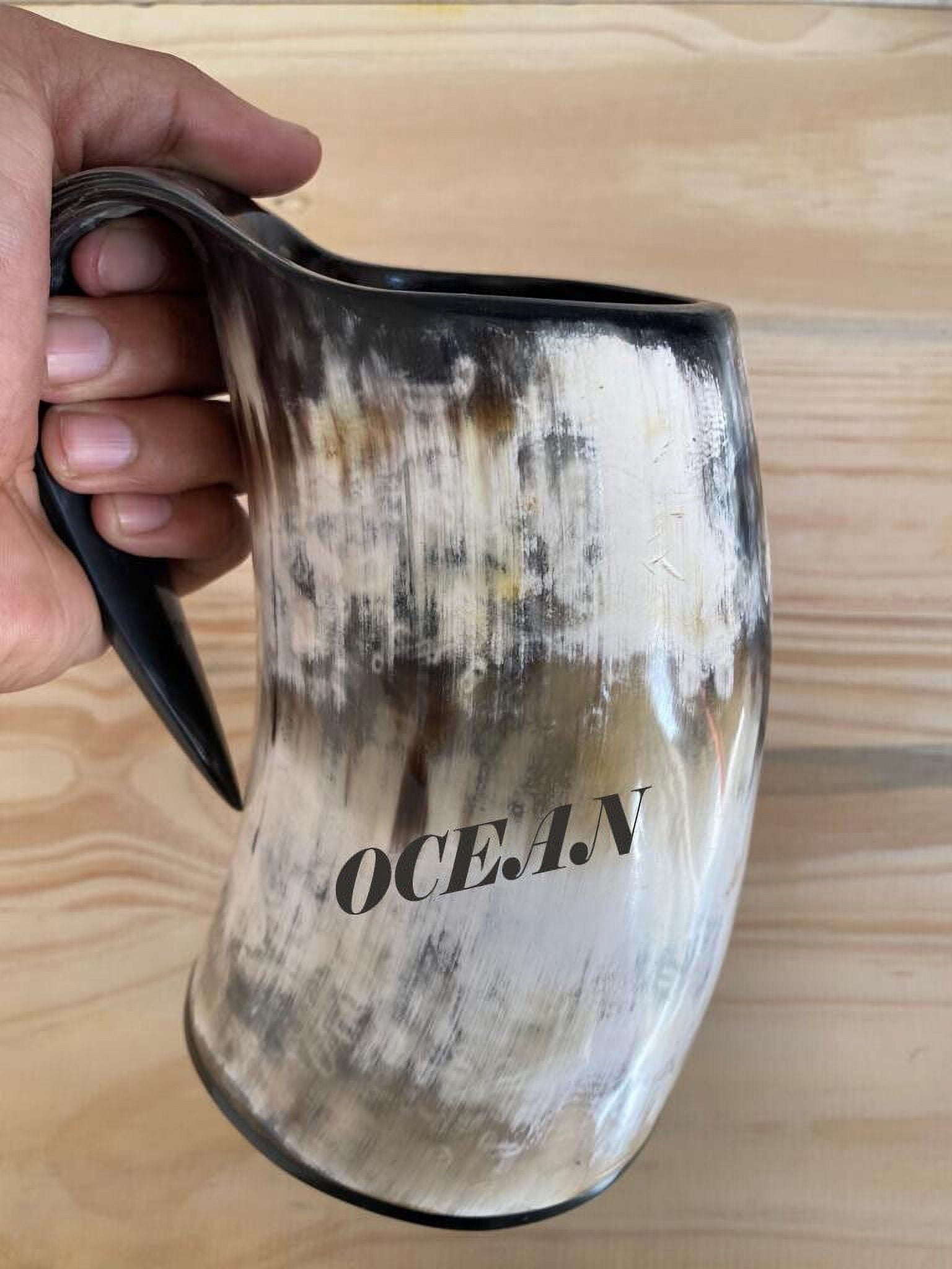 Viking Horn Mug Drinking Beer Mug Medieval Wine Mug Coffee Tea Cup ...