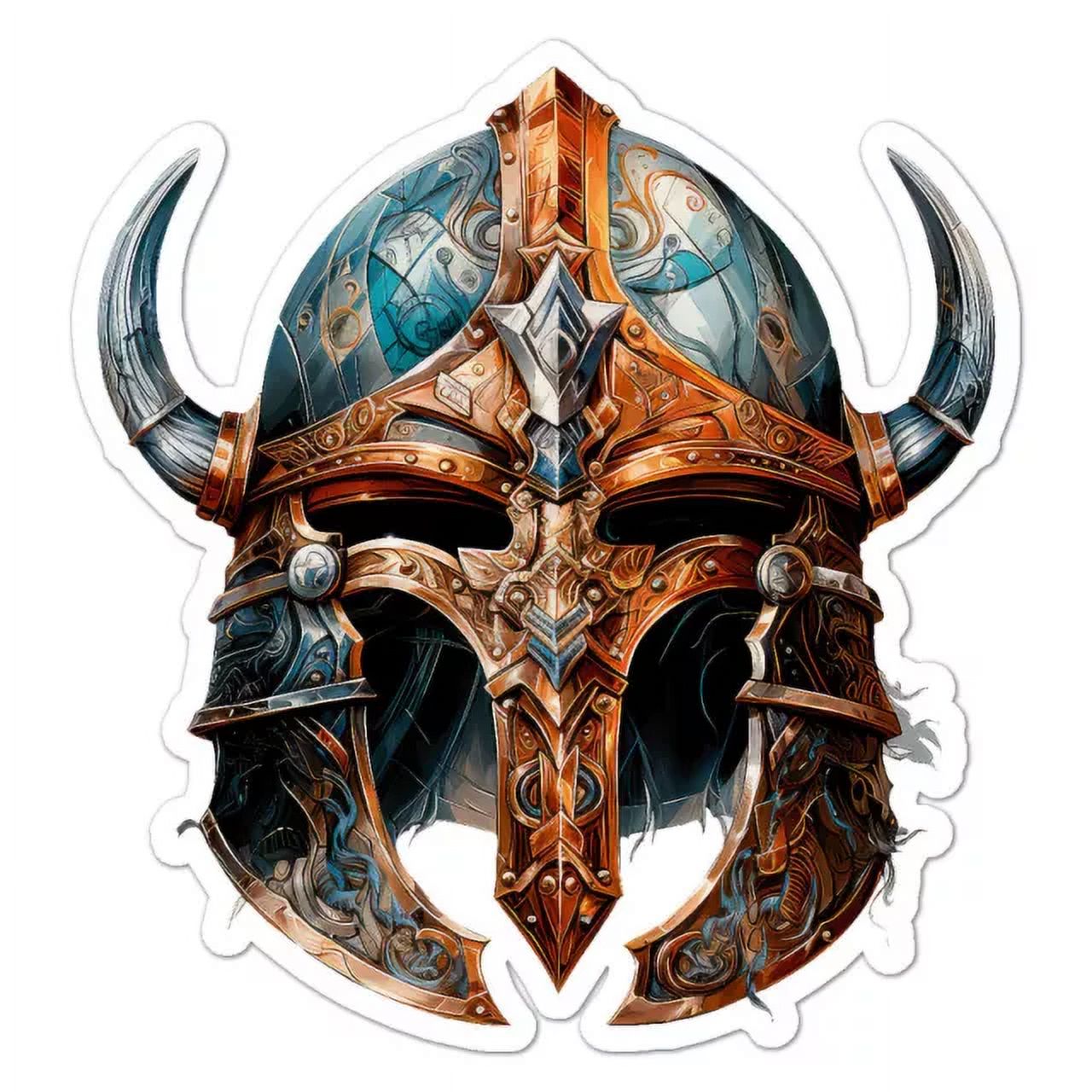 Viking Horn Sticker Indoor Outdoor Phone Decal Water Bottle Stickers ...