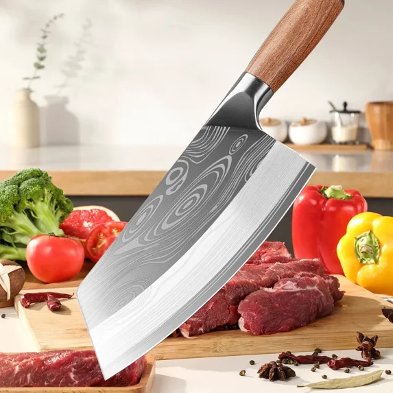Viking Knife Asian Kitchen Knife Butcher Chef Boning Knife Cleaver ...