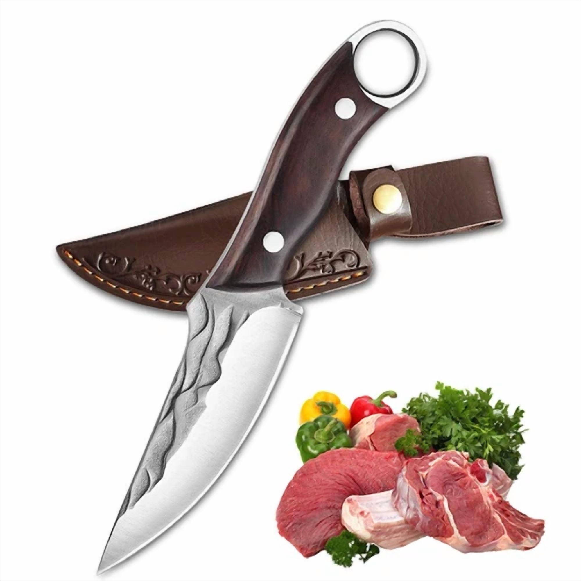 Viking Knife Chef Knife Japan Kitchen Meat Cleaver Butcher Boning Knife ...