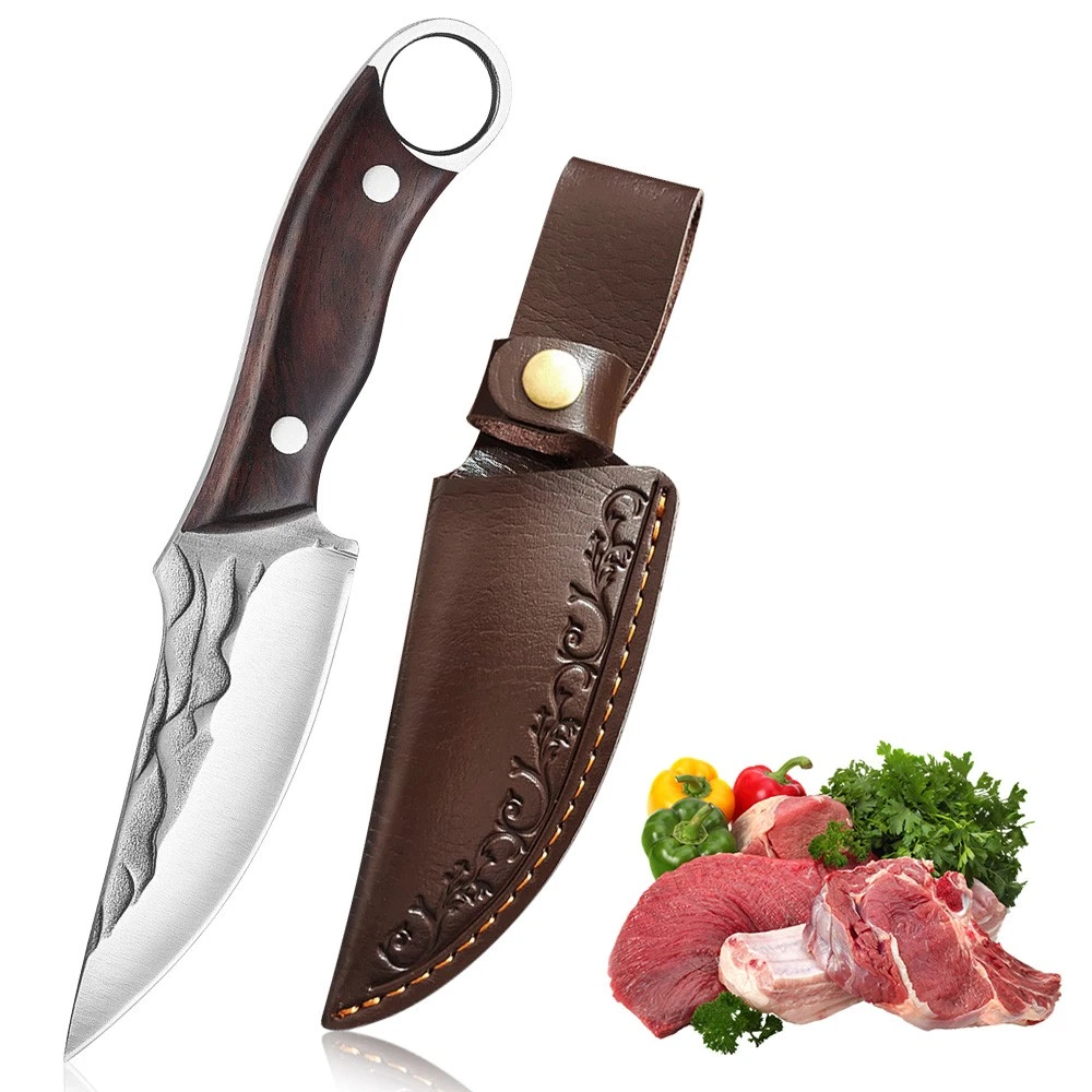 Viking Knife Chef Knife Japan Kitchen Meat Cleaver Butcher Boning Knife ...