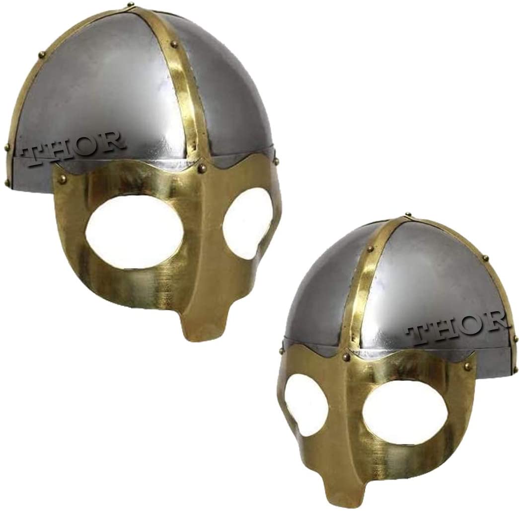 Viking Mask Medieval Helmet Replica Armor Warrior Helmet - Walmart.com