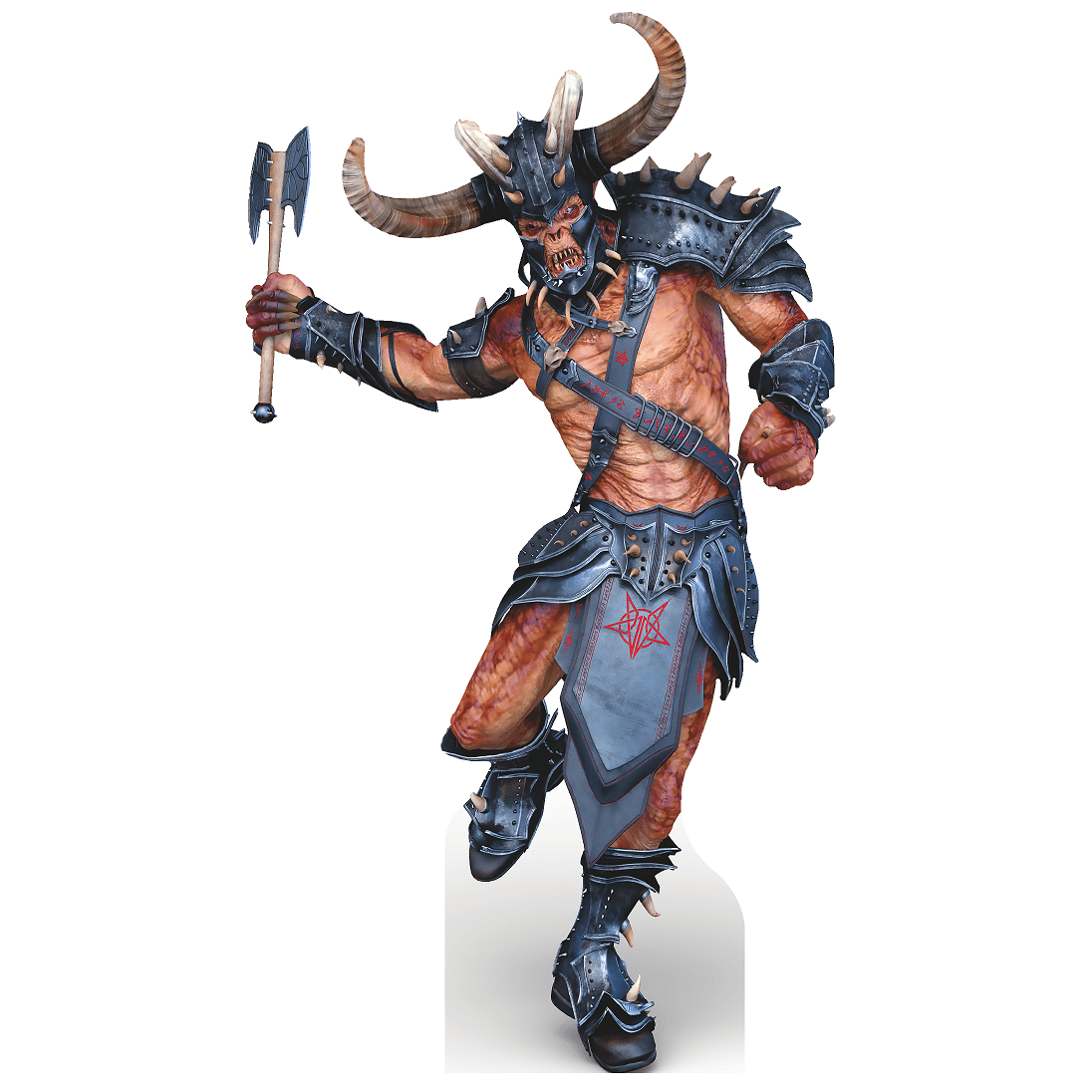 SP12578 Viking Monster Demon Zombie with Axe Cardboard Cutout Standee ...