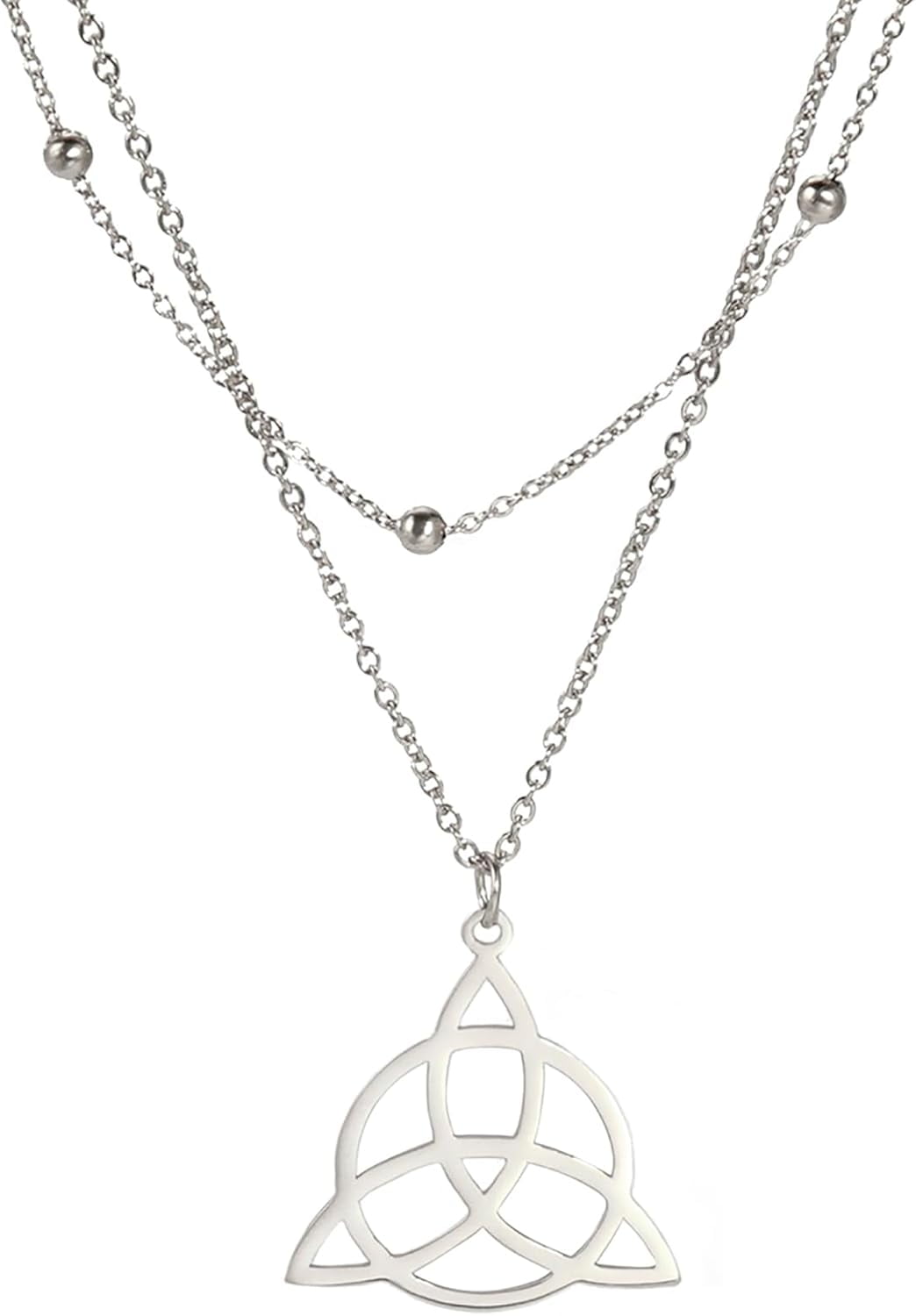 Viking Necklace Sacred Triangle Protection Rune Necklace Keitel Symbol ...