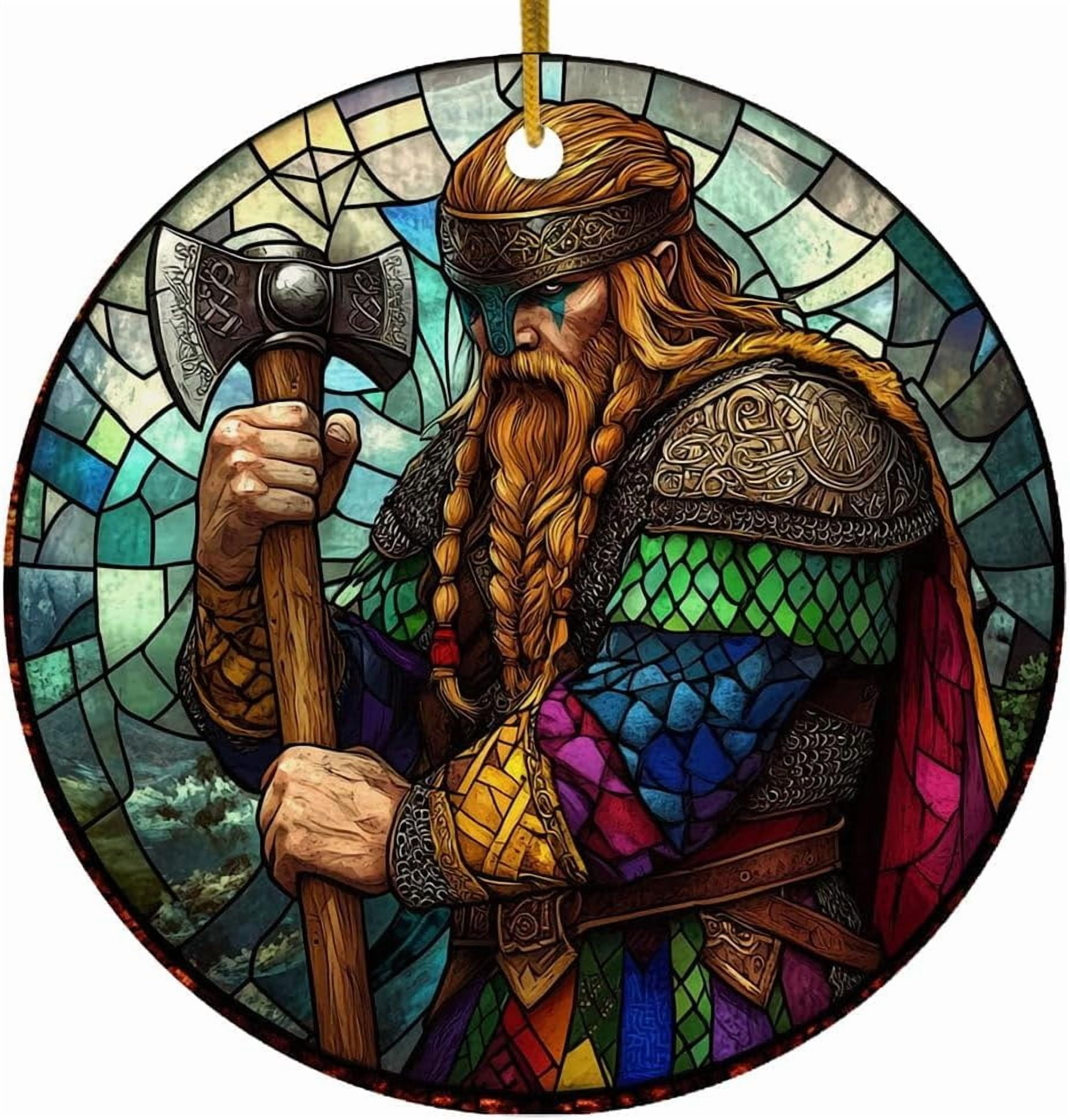 Viking Odin Ornament, Scandinavian Christmas Ornaments 2025, Viking ...