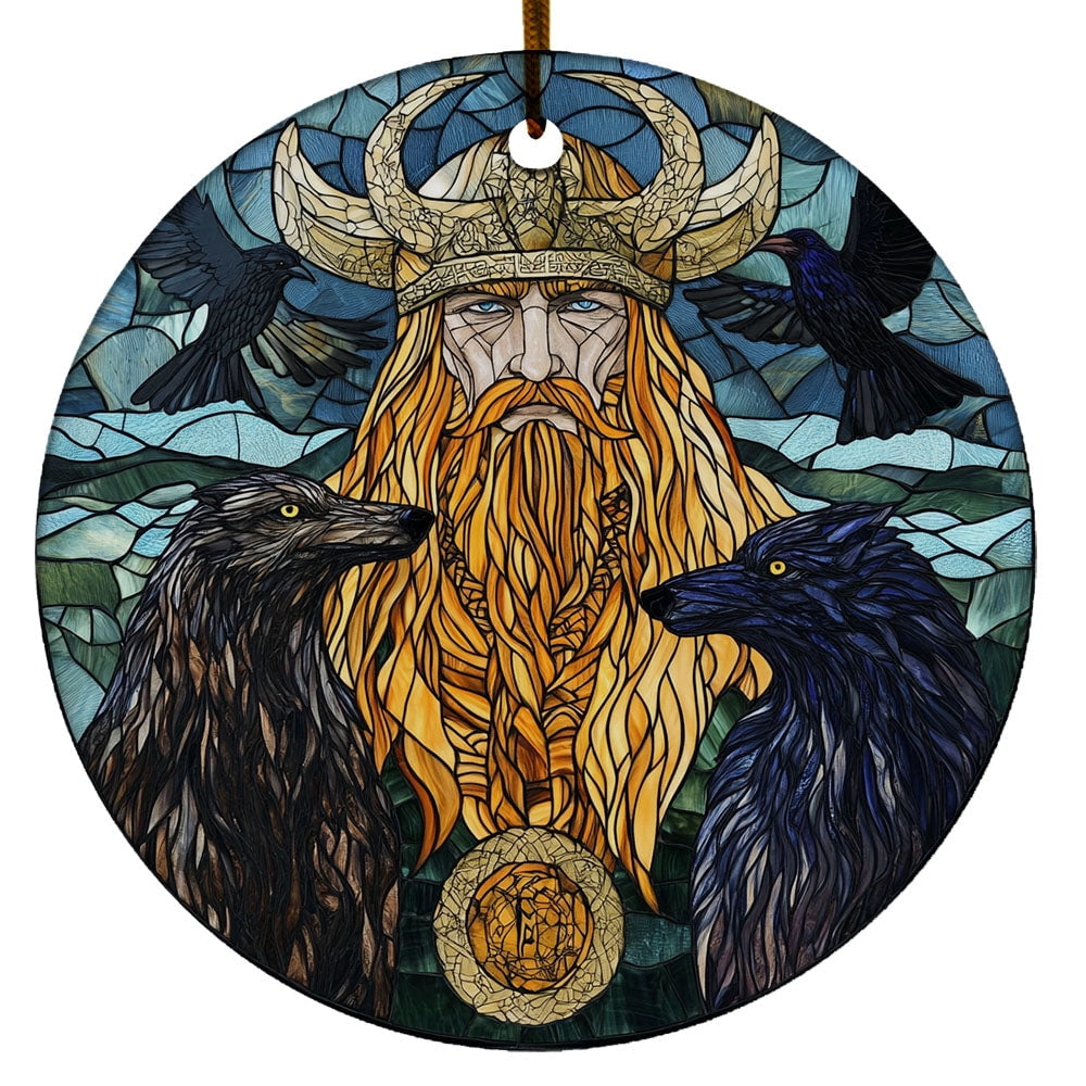 Viking Odin and Pet Ornament, Scandinavian Christmas Ornaments 2025 ...