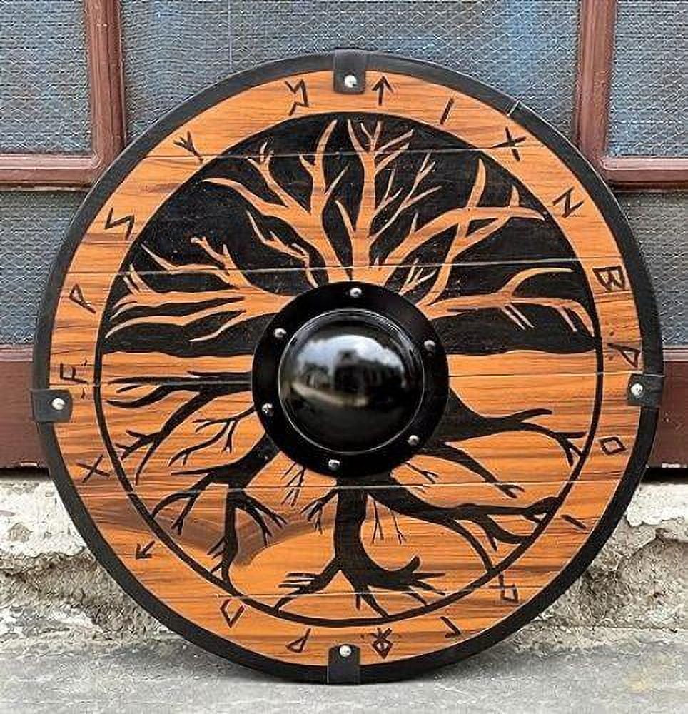 Viking Ragnar Authentic Loth Brok Shield Battle Worn Medieval Handmade ...