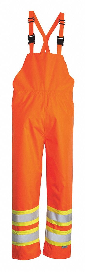 Viking Rain Bib Overall,Class E,Orange,XL 6323PO-XL - Walmart.com