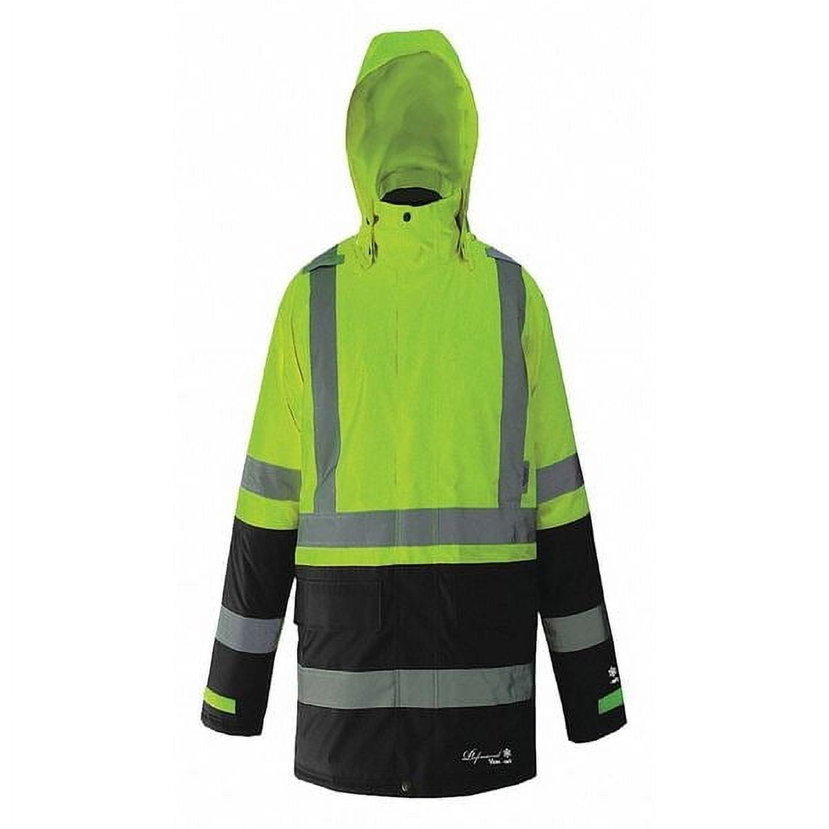 Viking Rain Jacket,Class 3, Type R,Blk/Ylw,M D6455JG-M - Walmart.com