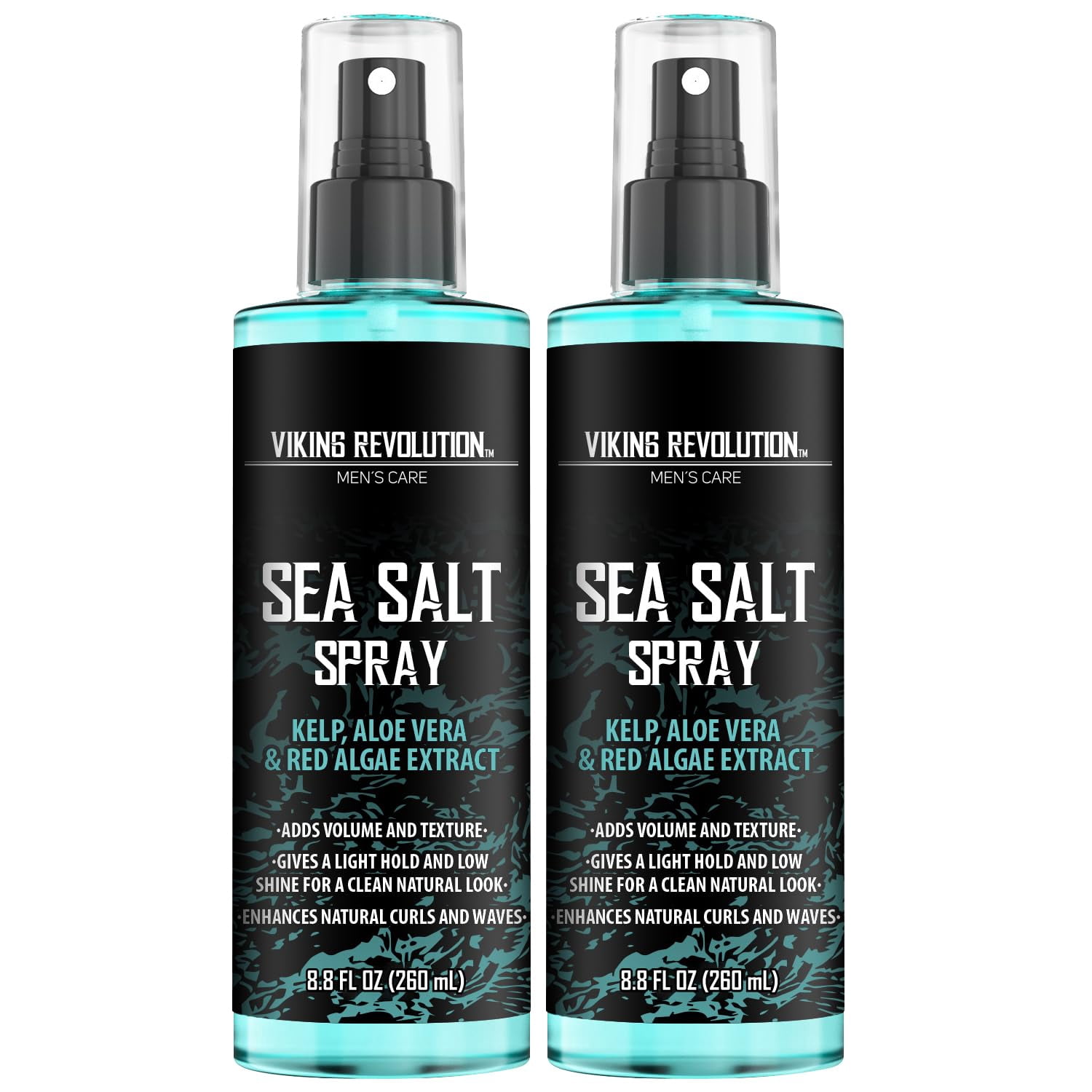 Viking Revolution, Sea Salt Spray for Hair Men, 8 Oz, Surf Texturizer ...