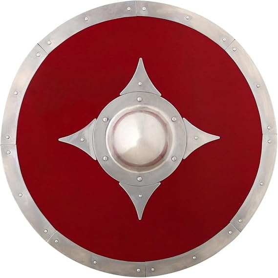 Viking Round Shield Battle Ready Warrior Berserker Northman Barbarian ...