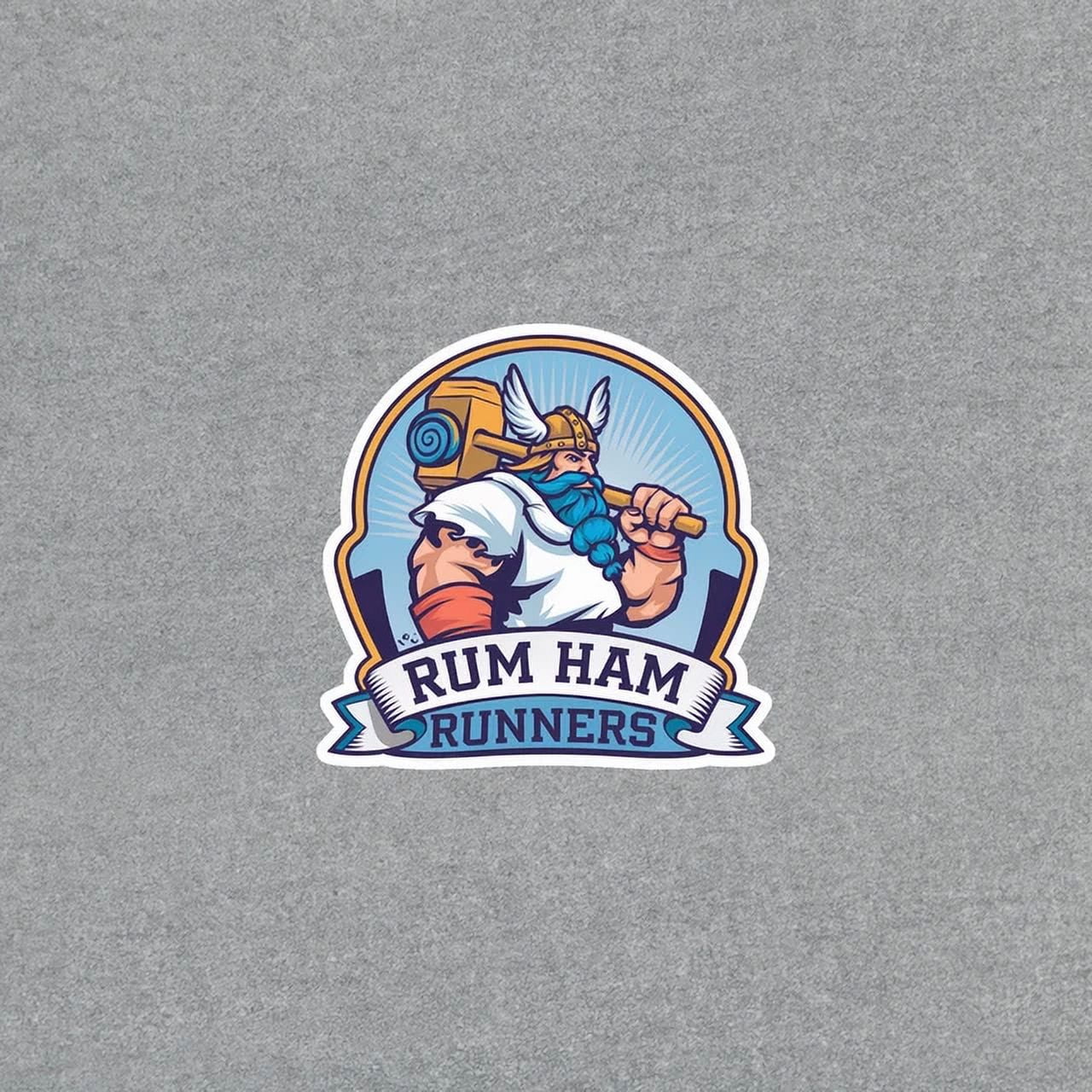 Viking Rum Ham Runners Cartoon Character Sticker Decal For Runnersphone ...