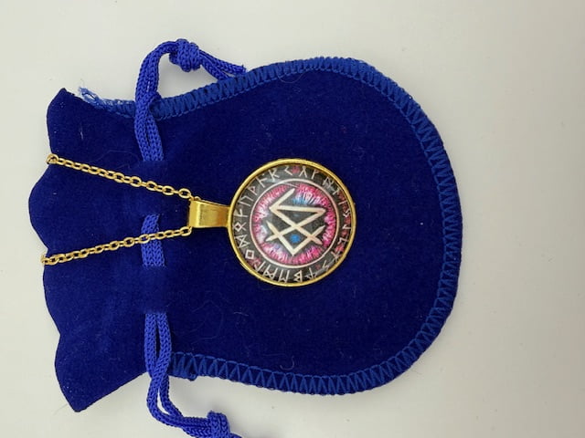 Viking Rune Love Amulet – Kenaz, Gebo, Laguz | Norse Pendant for ...