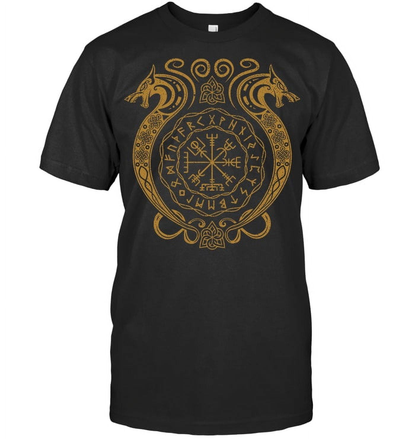 Viking Runes Symbols Norse Compass Valhalla Mythology Viking T Shirt ...