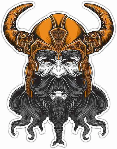 Viking Scandinavian Warrior Norway Nordic Car Stickerphone Decal Water ...