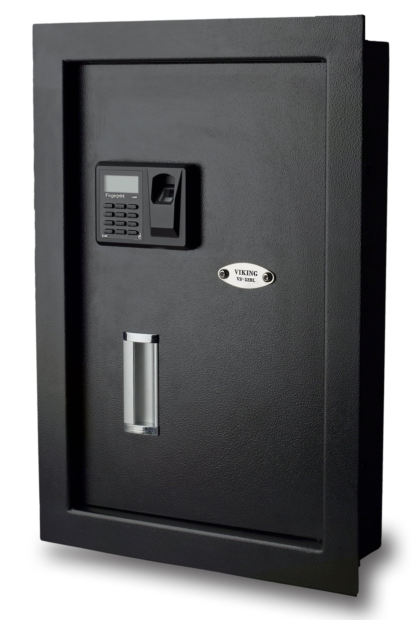 Viking Security Safe VS-52BL Biometric Wall Safe with Fingerprint Lock ...